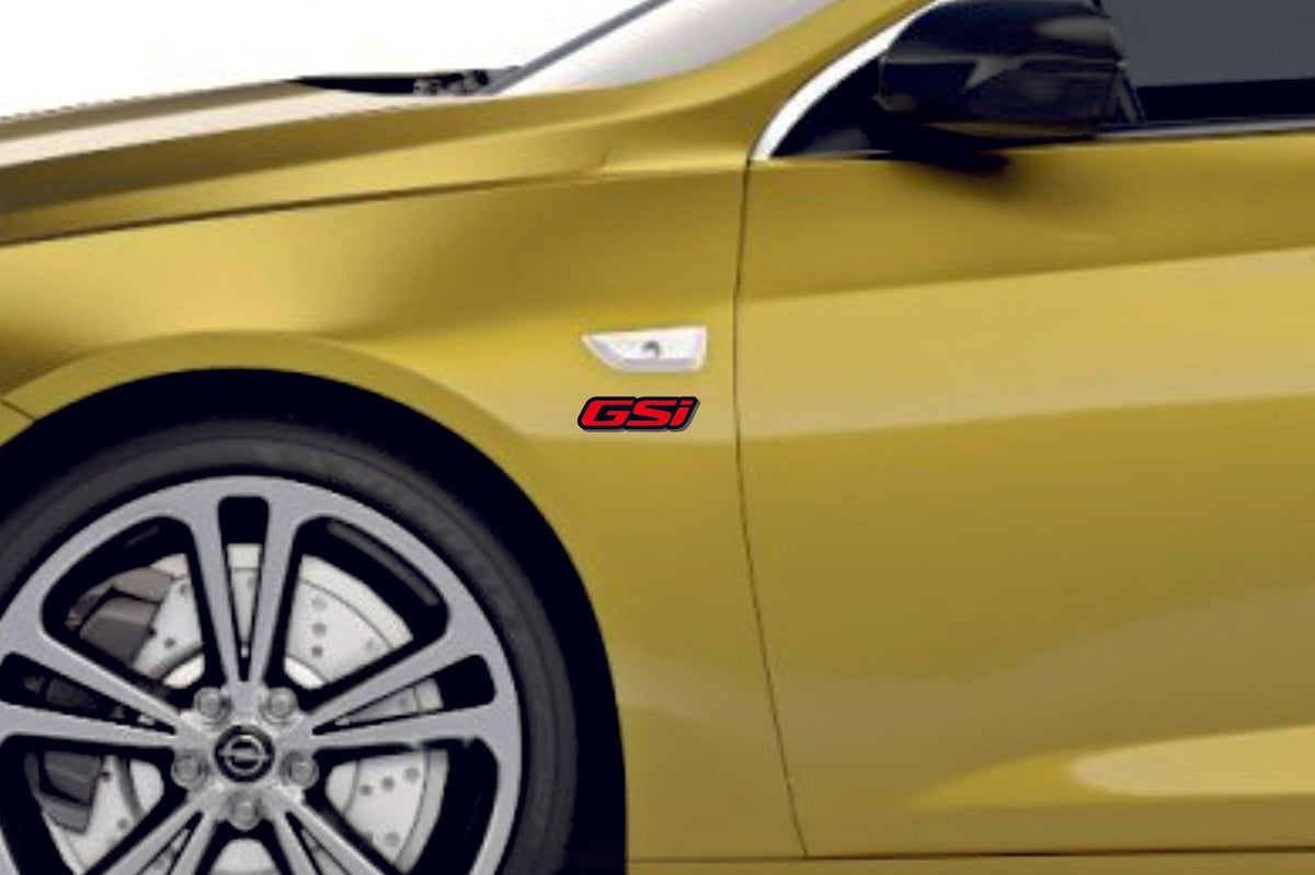 Opel emblem badge for fenders with GSI logo | decoinfabri... – decoinfabric