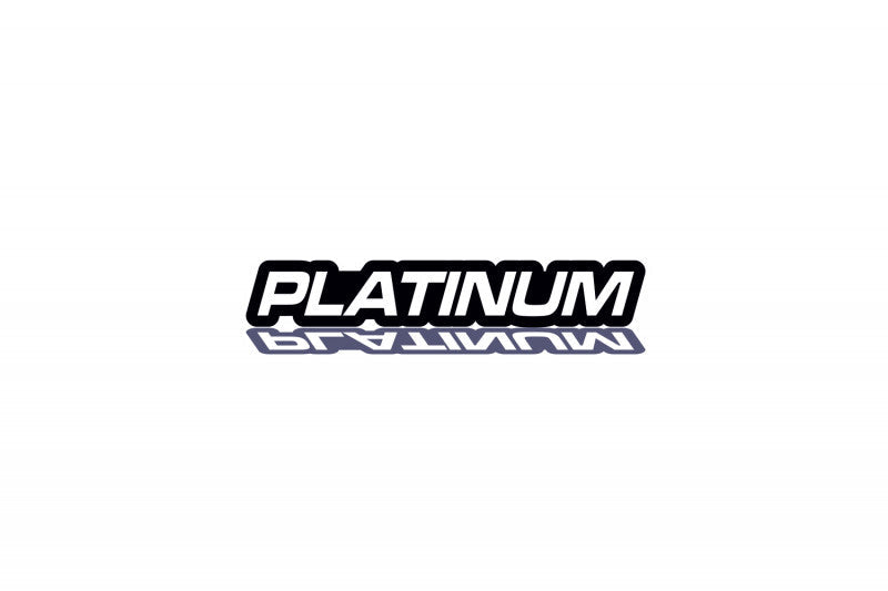 Toyota Radiator grille emblem with Platinum logo – decoinfabric