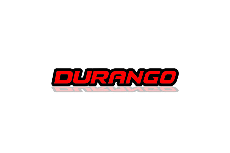 Dodge Radiator grille emblem with Durango logo – decoinfabric