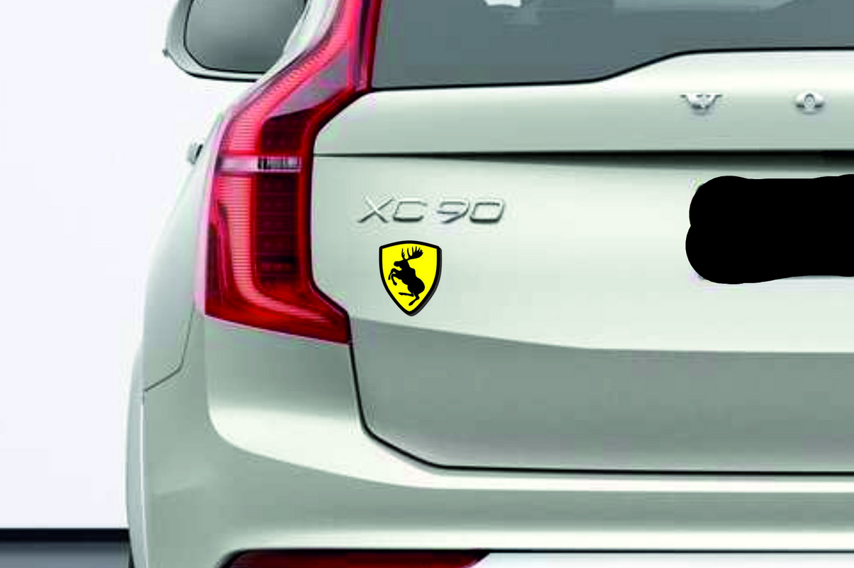 Volvo Emblem & Badge Set - Grille and Tailgate Volvo Elk logo (Type 2 ...