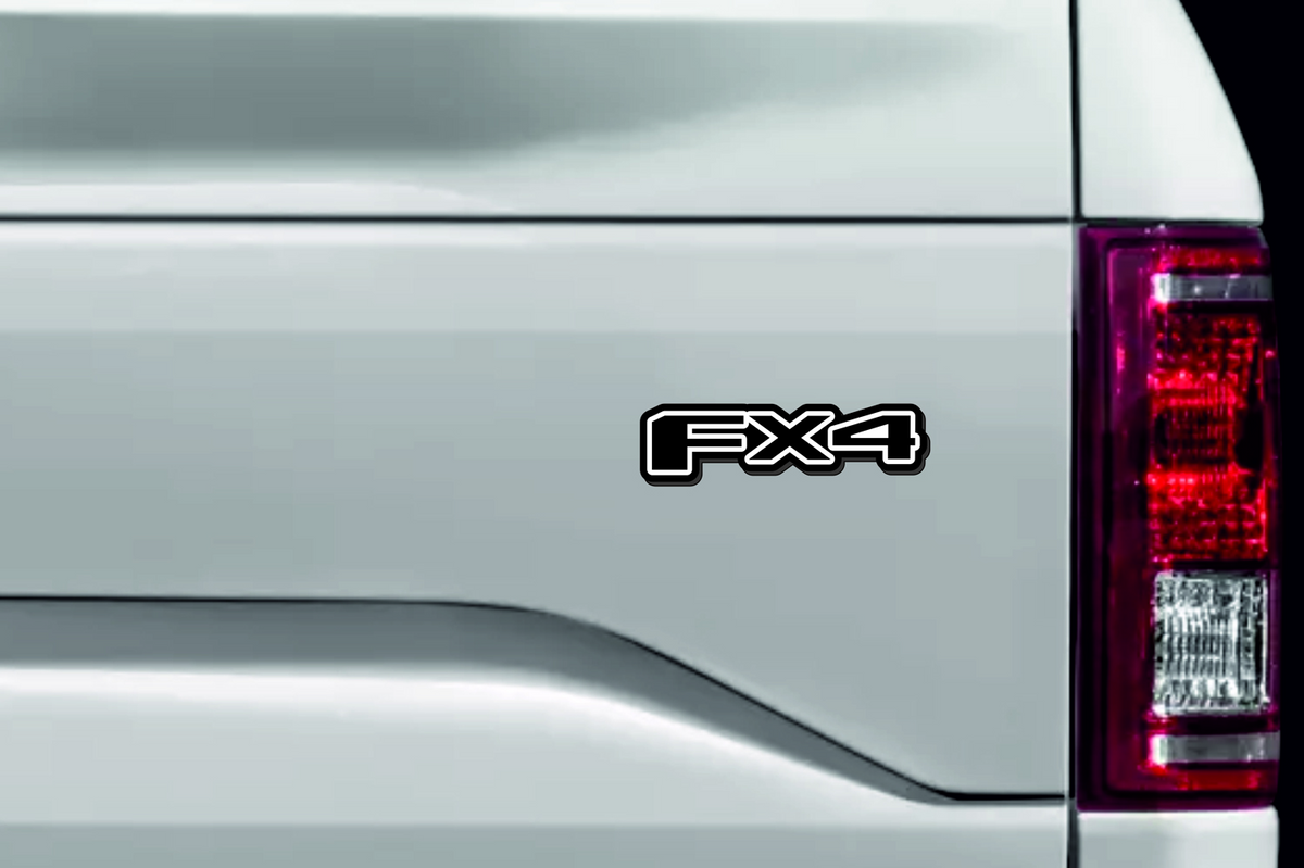 Ford F150 tailgate trunk rear emblem with FX4 logo | decoinfabric