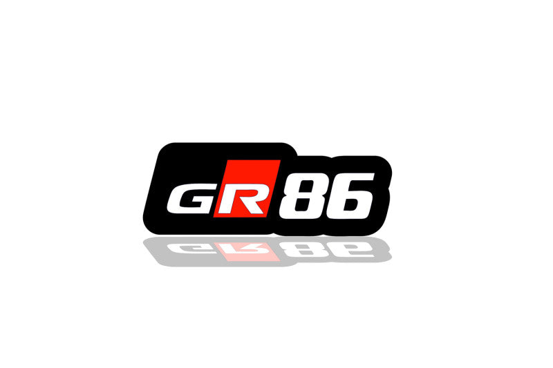 Toyota Illuminated LED Radiator Grille Emblems and Badges with GR86 lo ...
