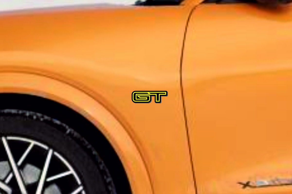 Ford Mustang Mach-E emblem for fenders with GT logo – decoinfabric