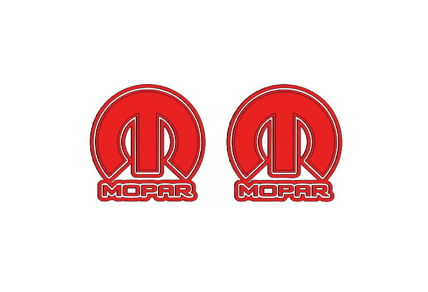 Chrysler emblem for fenders with Mopar logo (type 7) – decoinfabric