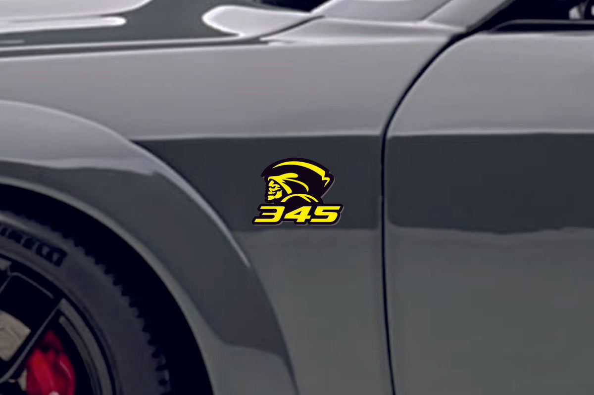 Dodge emblem for fenders with Reaper 345 logo – decoinfabric