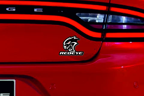Dodge Emblem & Badge Set - Grille and Tailgate Hellcat + Redeye logo ...