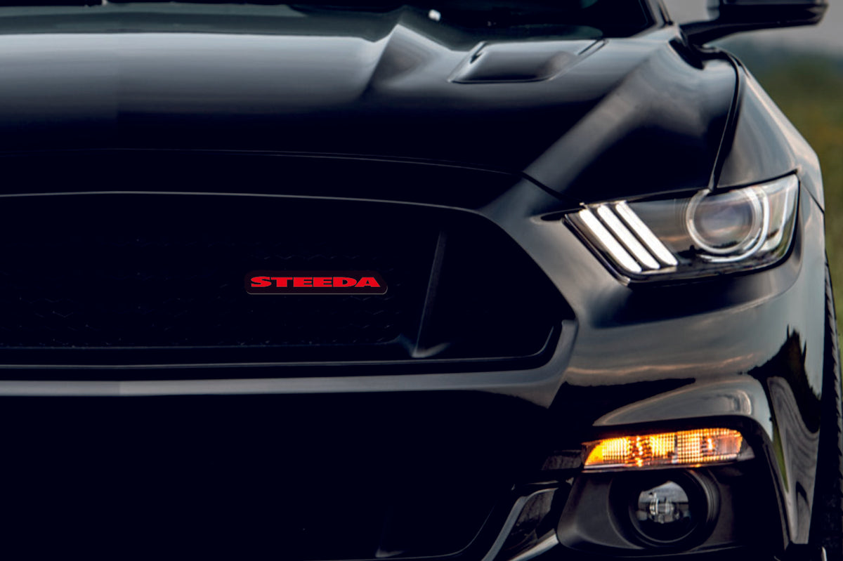 Ford Radiator grille emblem with STEEDA logo – decoinfabric