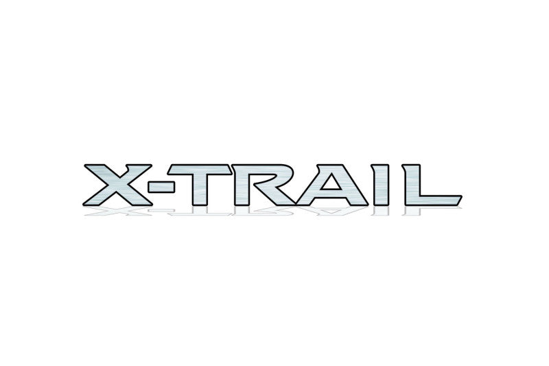 Nissan tailgate trunk rear 3D emblem with X-Trail logo for Nissan X-Tr ...
