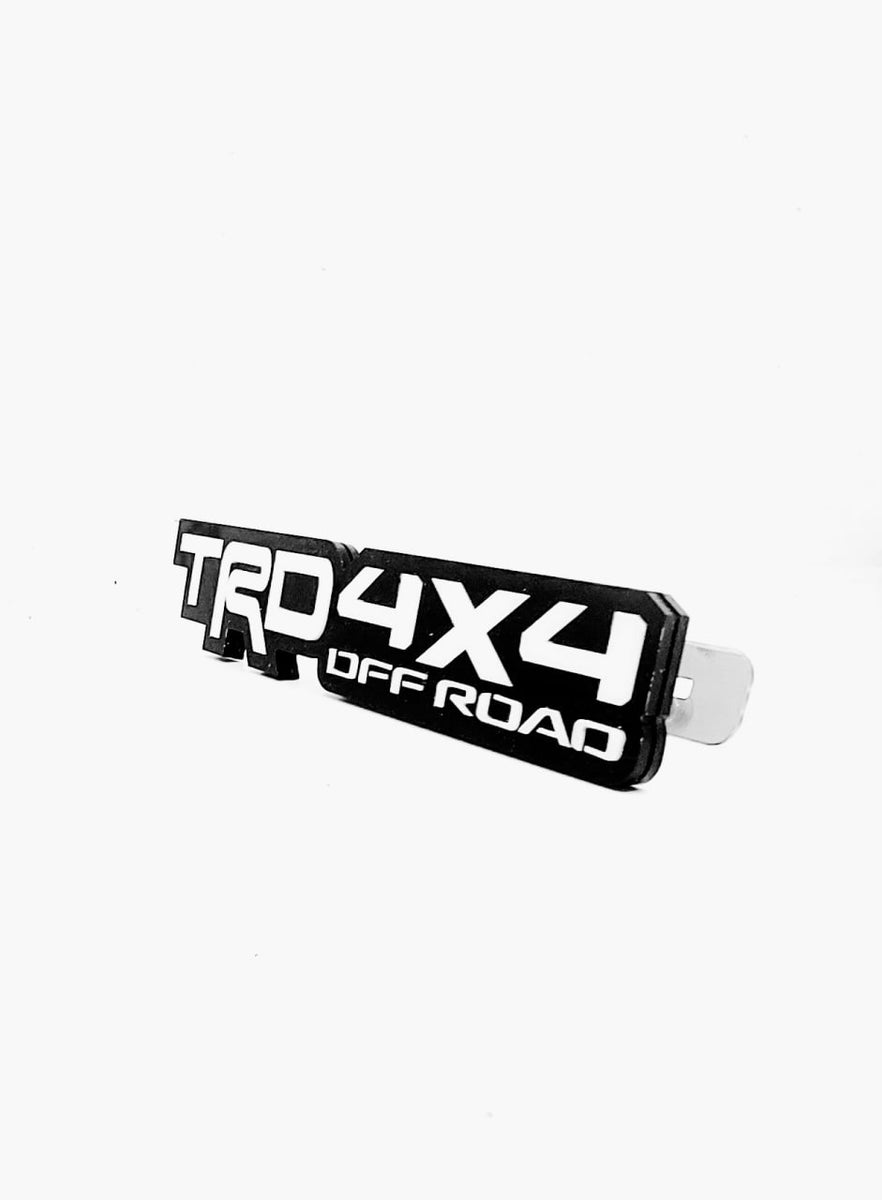 Toyota Radiator grille emblem with TRD 4x4 logo |... – decoinfabric